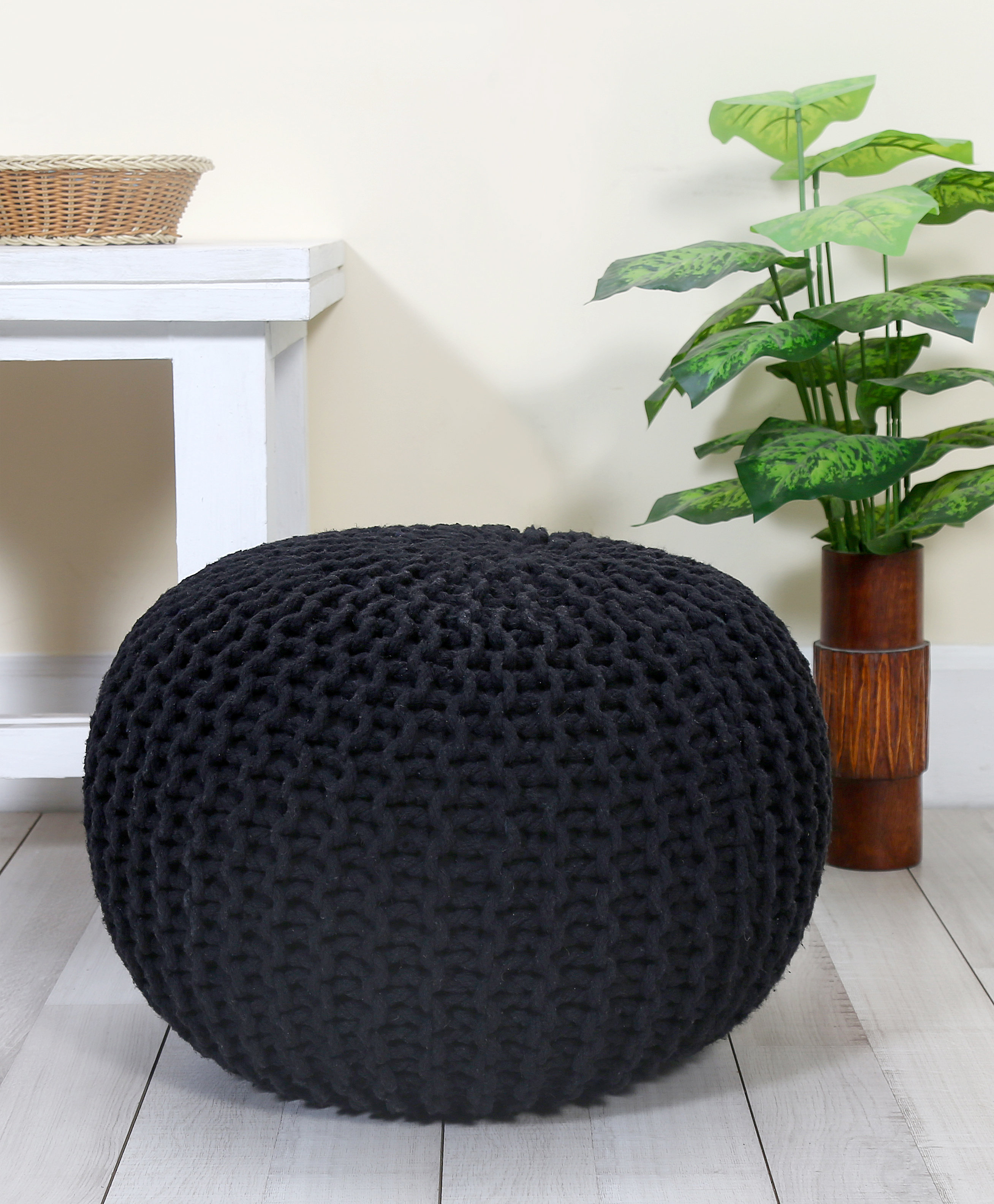 Gracie Oaks Joselow Upholstered Pouf & Reviews - Wayfair Canada