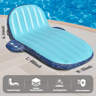 CONMINI Inflatable Pool Lounger Float With Cup Holder And Caddy, Extra ...