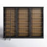 Birch Lane™ Lorna Assembled 94" Tall Bookcase Wall With Ladder, Storage ...