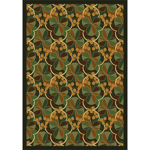 Joy Carpets Nature Shamrock Area Rug | Wayfair