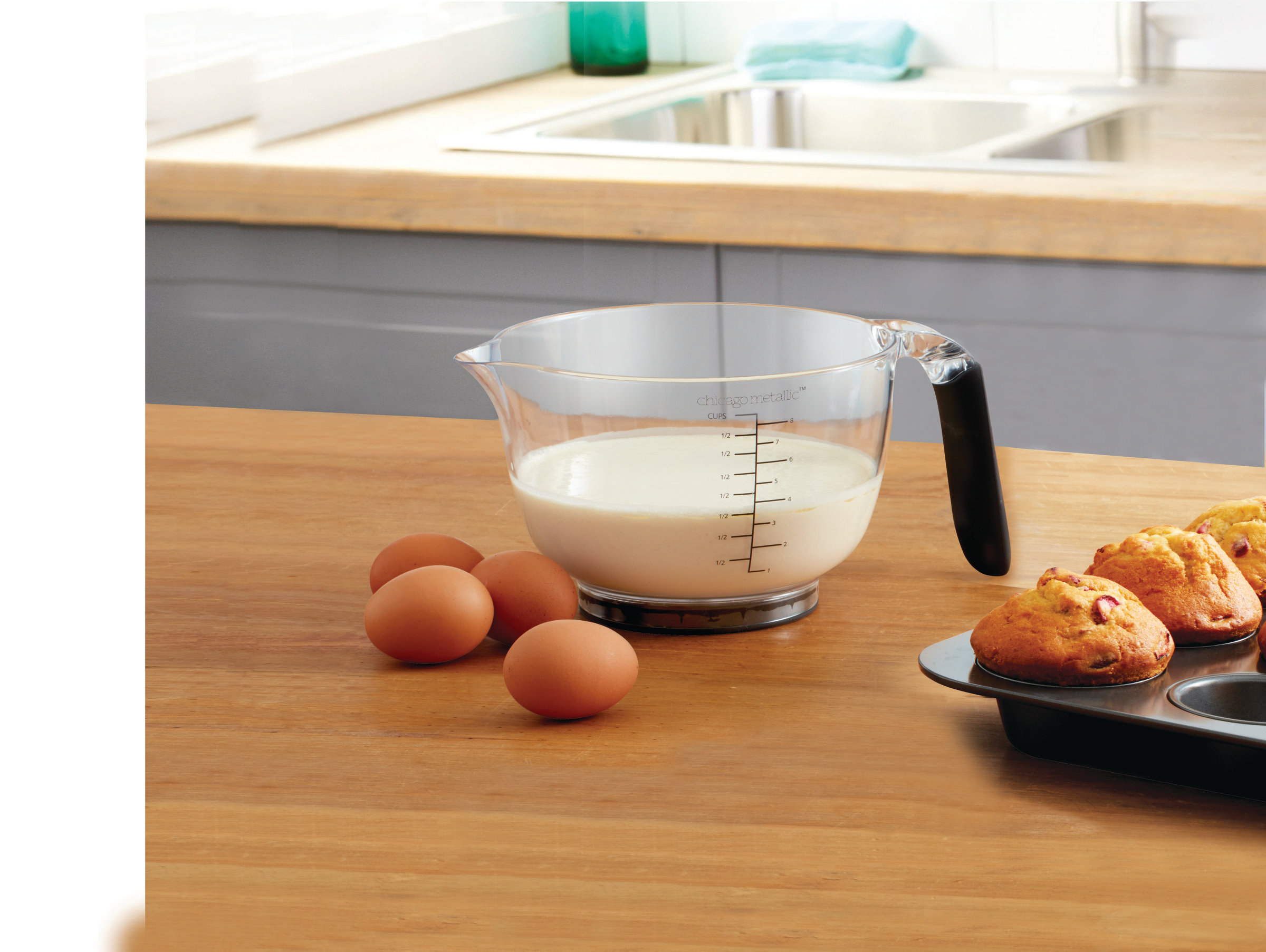 Chicago Metallic 8-Cup Plastic Measuring Bowl | Wayfair