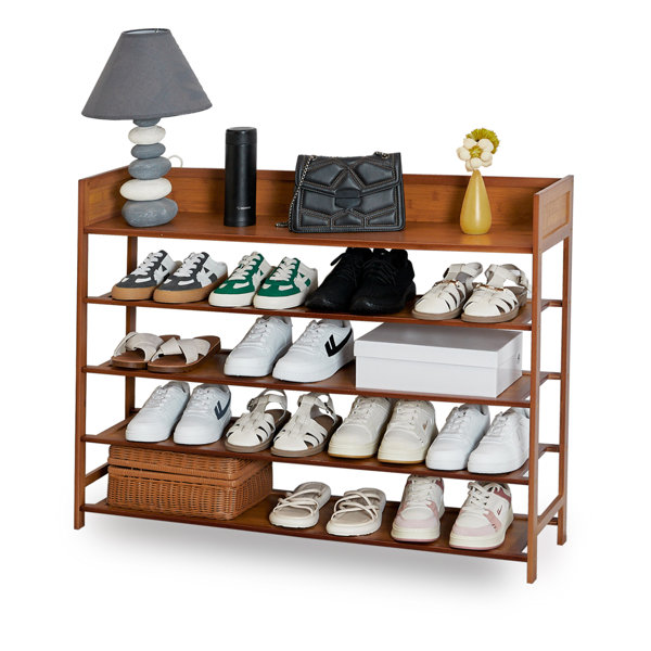 Latitude Run® 16 Pair Shoe Rack | Wayfair