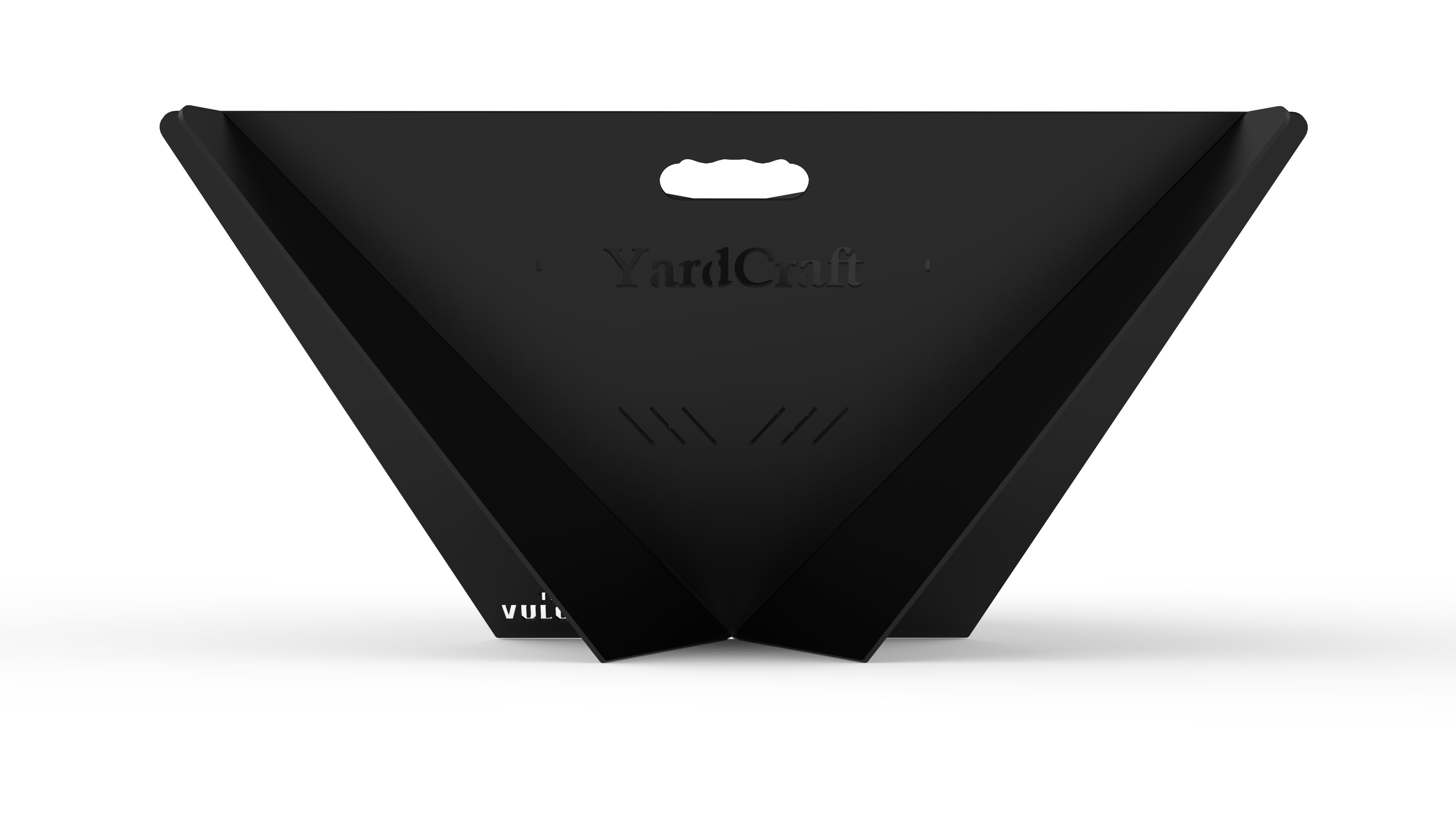 YardCraft The Vulcan Steel Fire Pit Steel Charcoal/Wood Fire pit ...