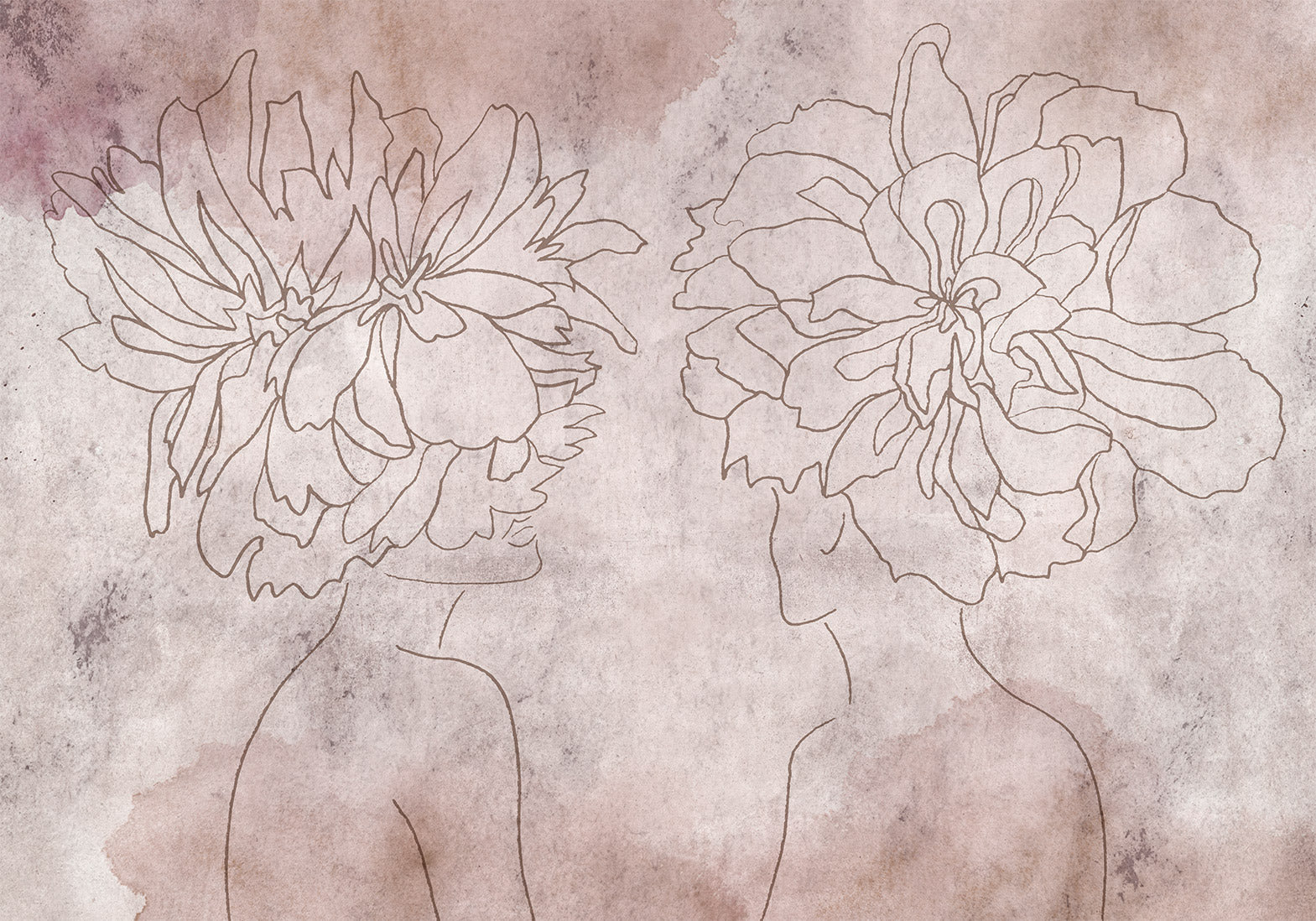 Red Barrel Studio® Abstract Wallpaper Wall Mural - Floristic Fresco ...