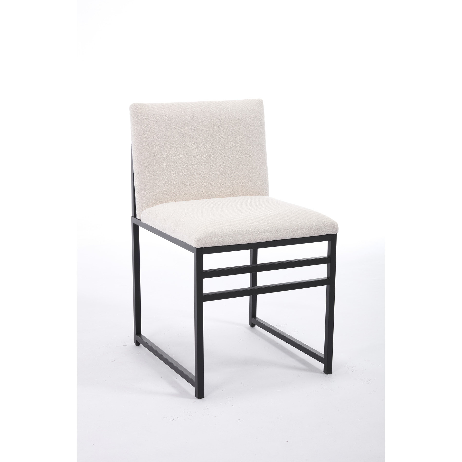 17 Stories Of 2 Modern Seats, Linen Upholstered With Comfort Foam ...