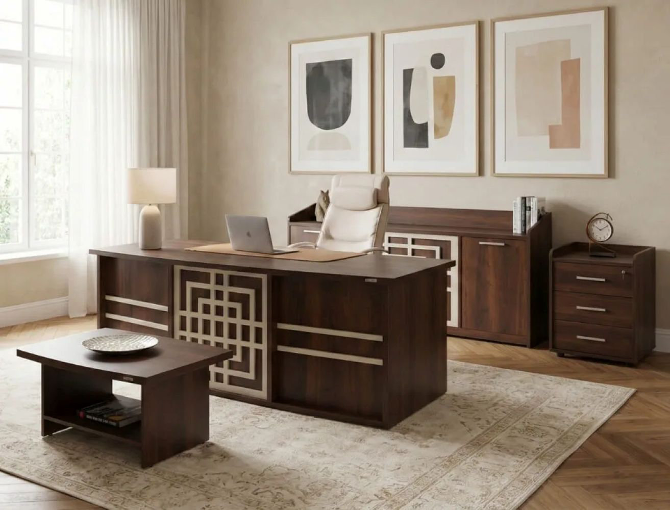 Casa Mare Exclusive Design Executive Desk | Wayfair