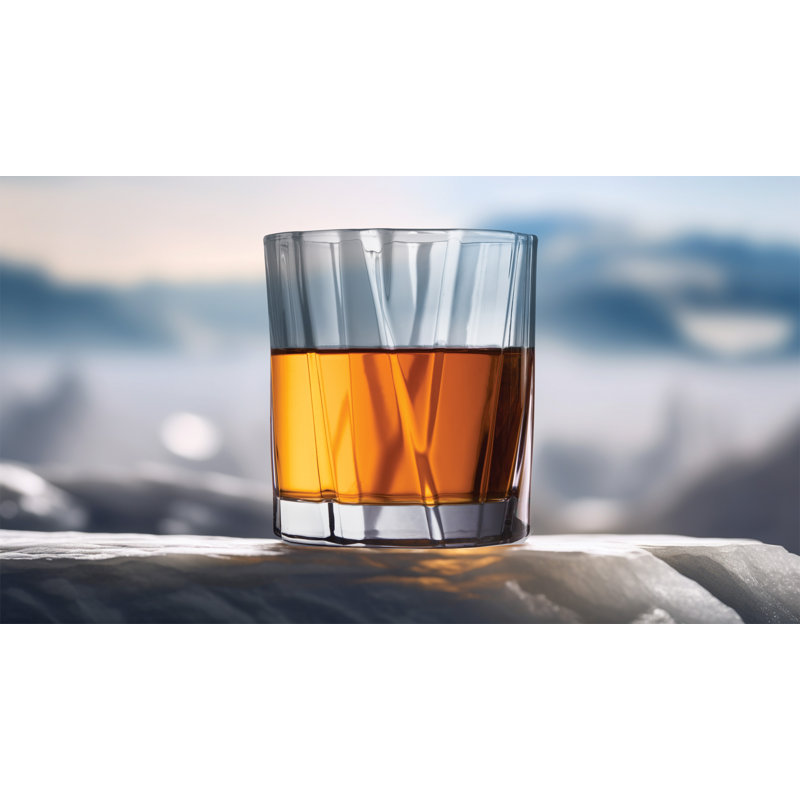 Godinger Silver Art Co Glacier Double Old Fashion Glass, Set Of 4 ...