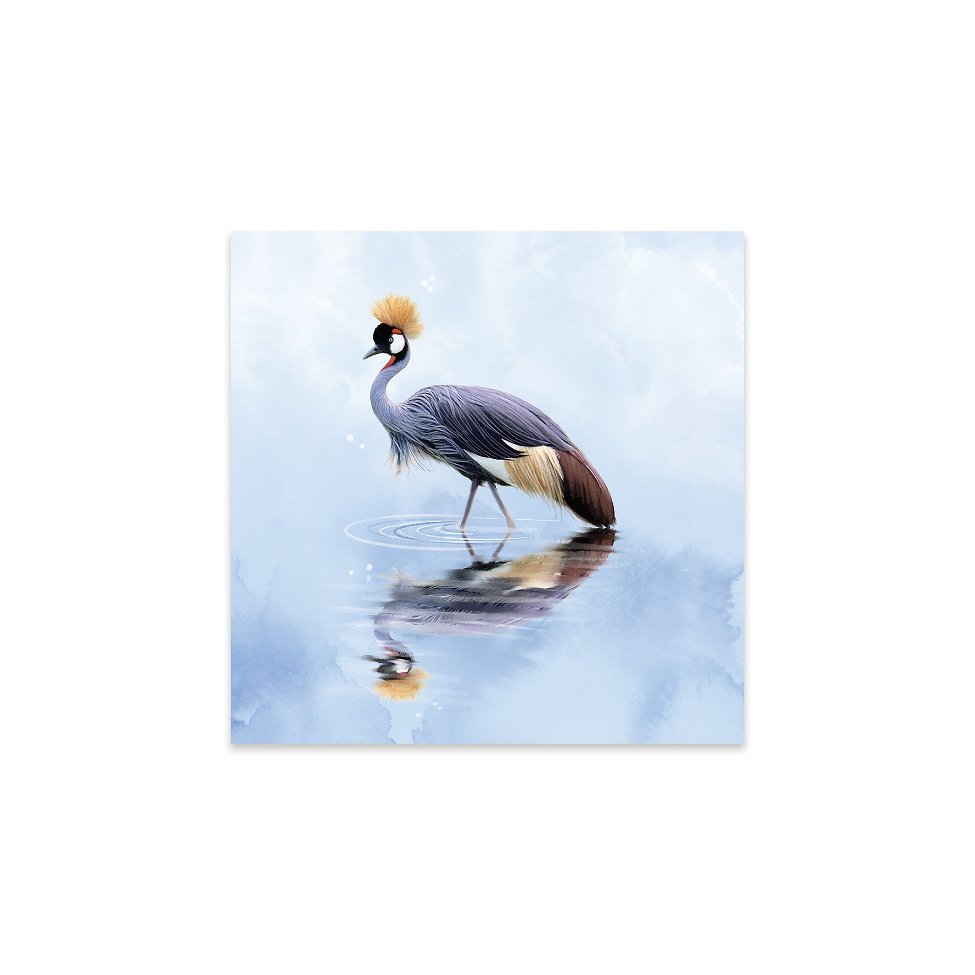 Bay Isle Home™ Contemplating Crane On Plastic/Acrylic by Thomas Little ...