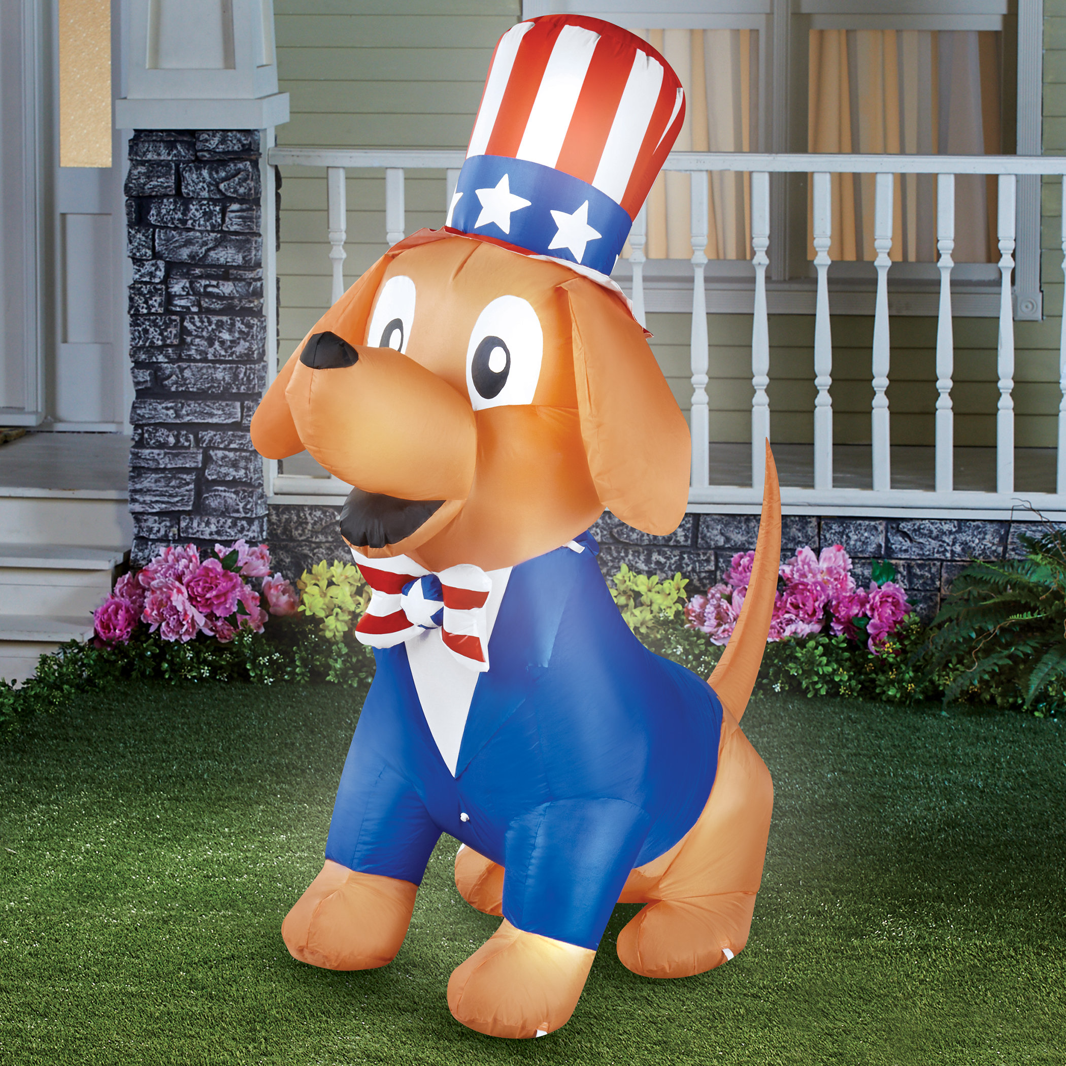 The Holiday Aisle® Patriotic Dog Outdoor Inflatable - Wayfair Canada
