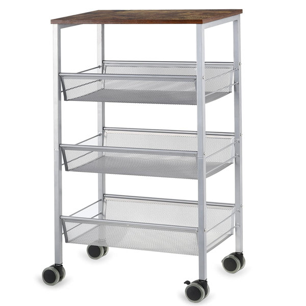 Ebern Designs Ovidia Kitchen Cart | Wayfair