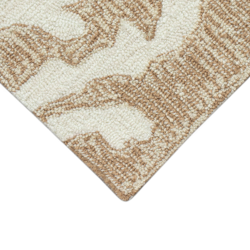 Beachcrest Home Vogt Handmade Tan Indoor/Outdoor Rug & Reviews | Wayfair