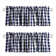 Gracie Oaks Rashara Plaid Tailored 56'' W Window Valance | Wayfair