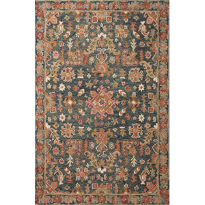 Bungalow Rose Damia Wool Area Rug & Reviews | Wayfair