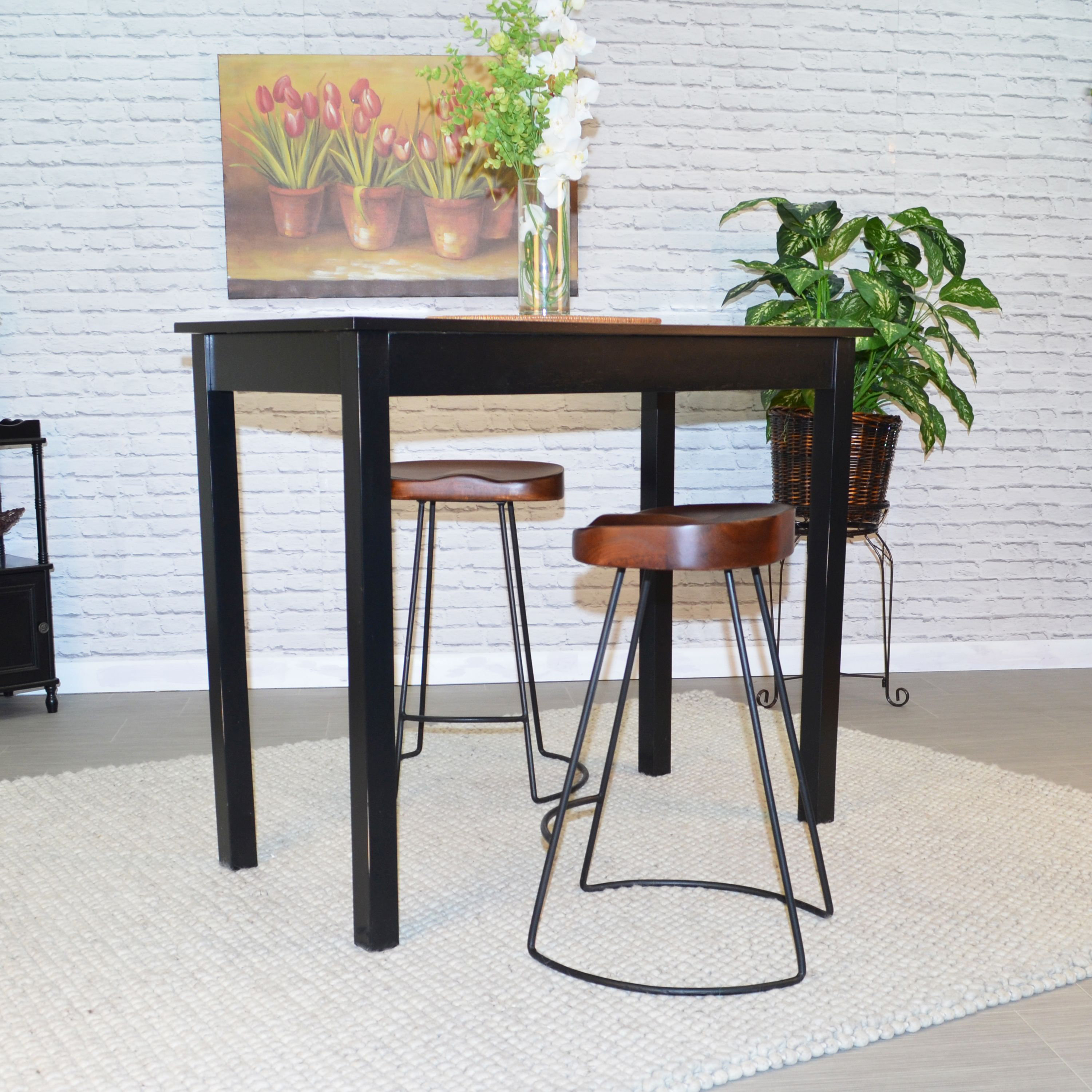 Carolina Cottage Tavern Pub Bar With 2 Counter Stools & Reviews | Wayfair