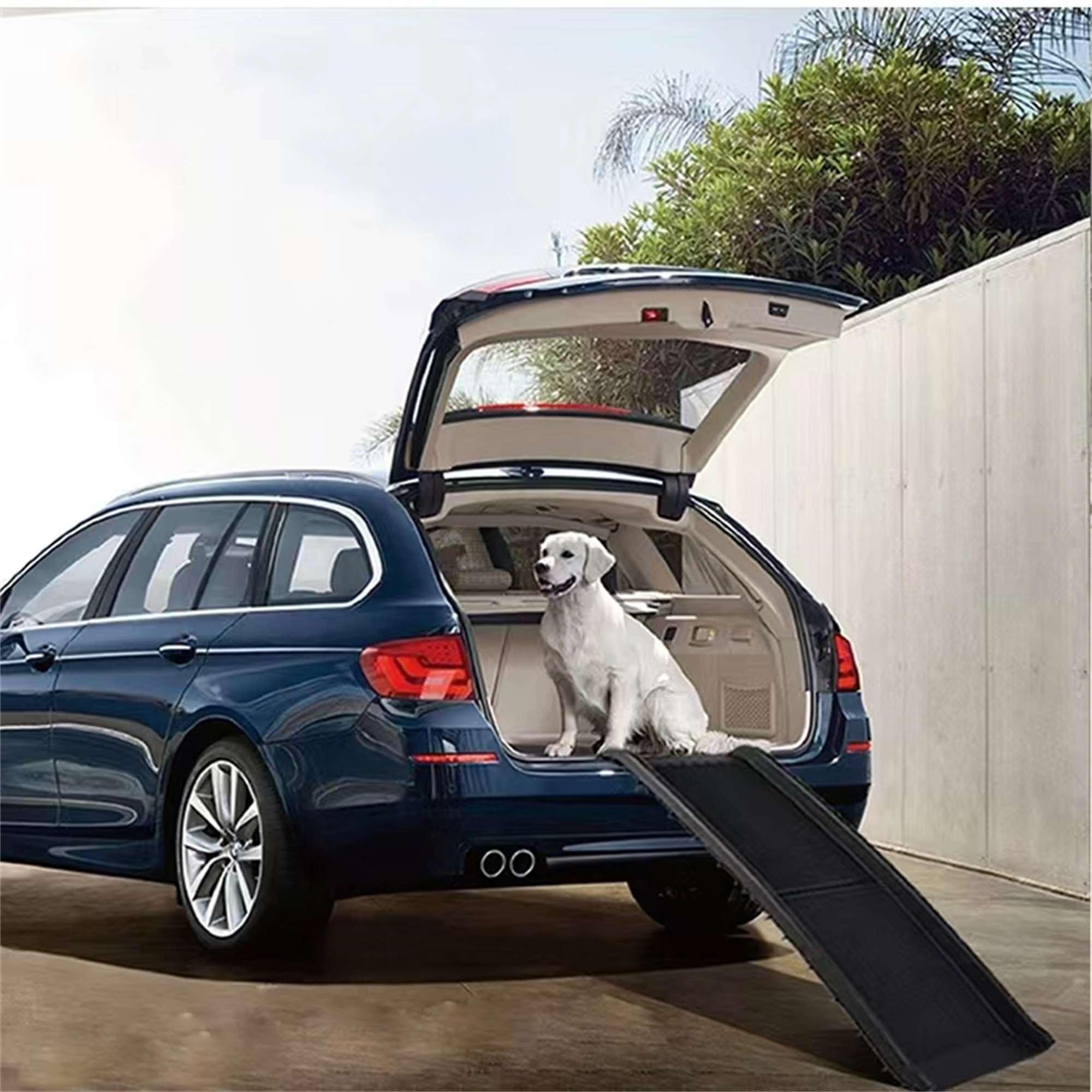 Tucker Murphy Pet™ Black Portable Foldable Pet Ramp Climbing Ladder ...