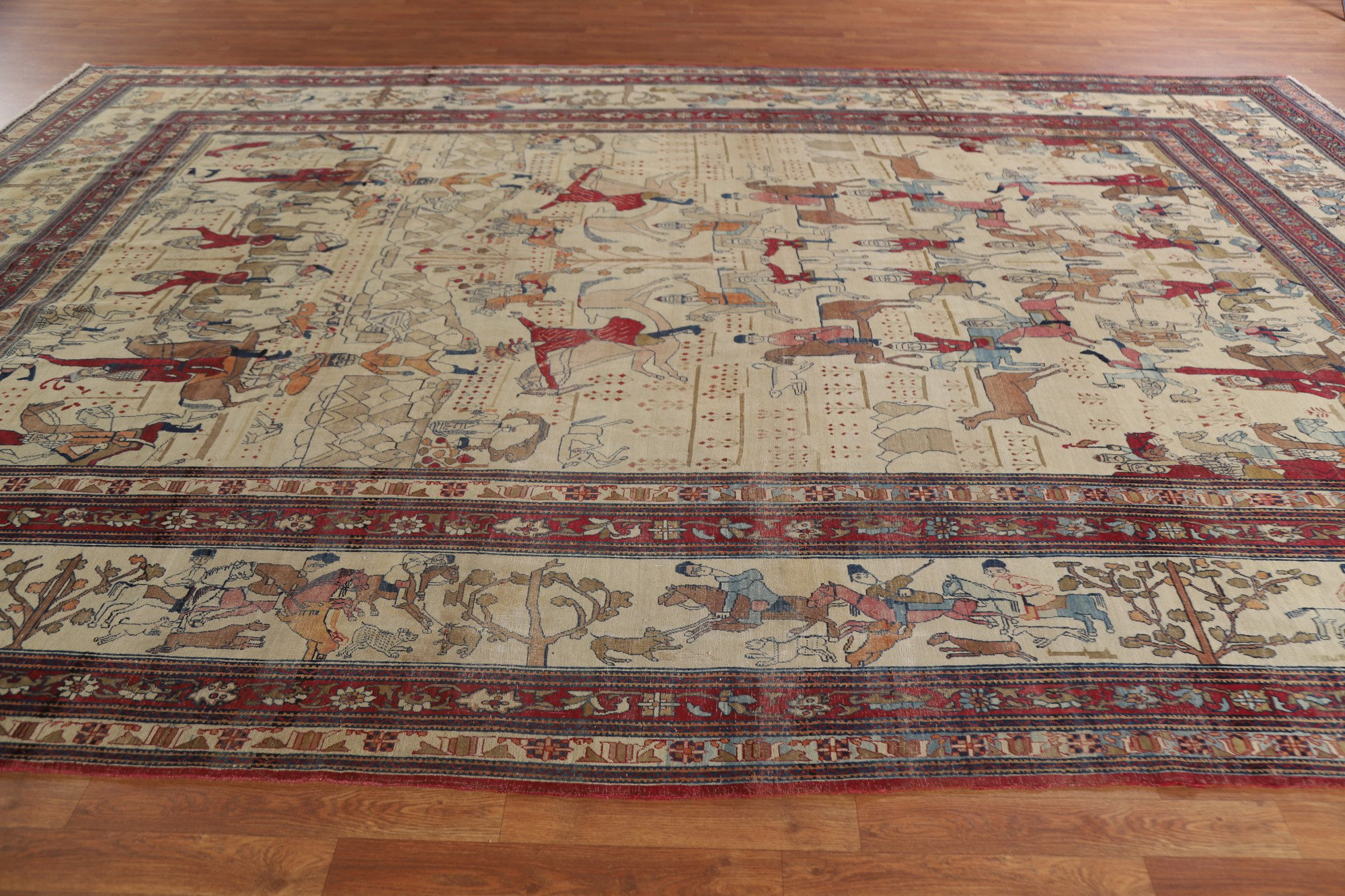 Rugsource Pre-1900 Antique Large Traditional Area Rug 10x14 | Wayfair