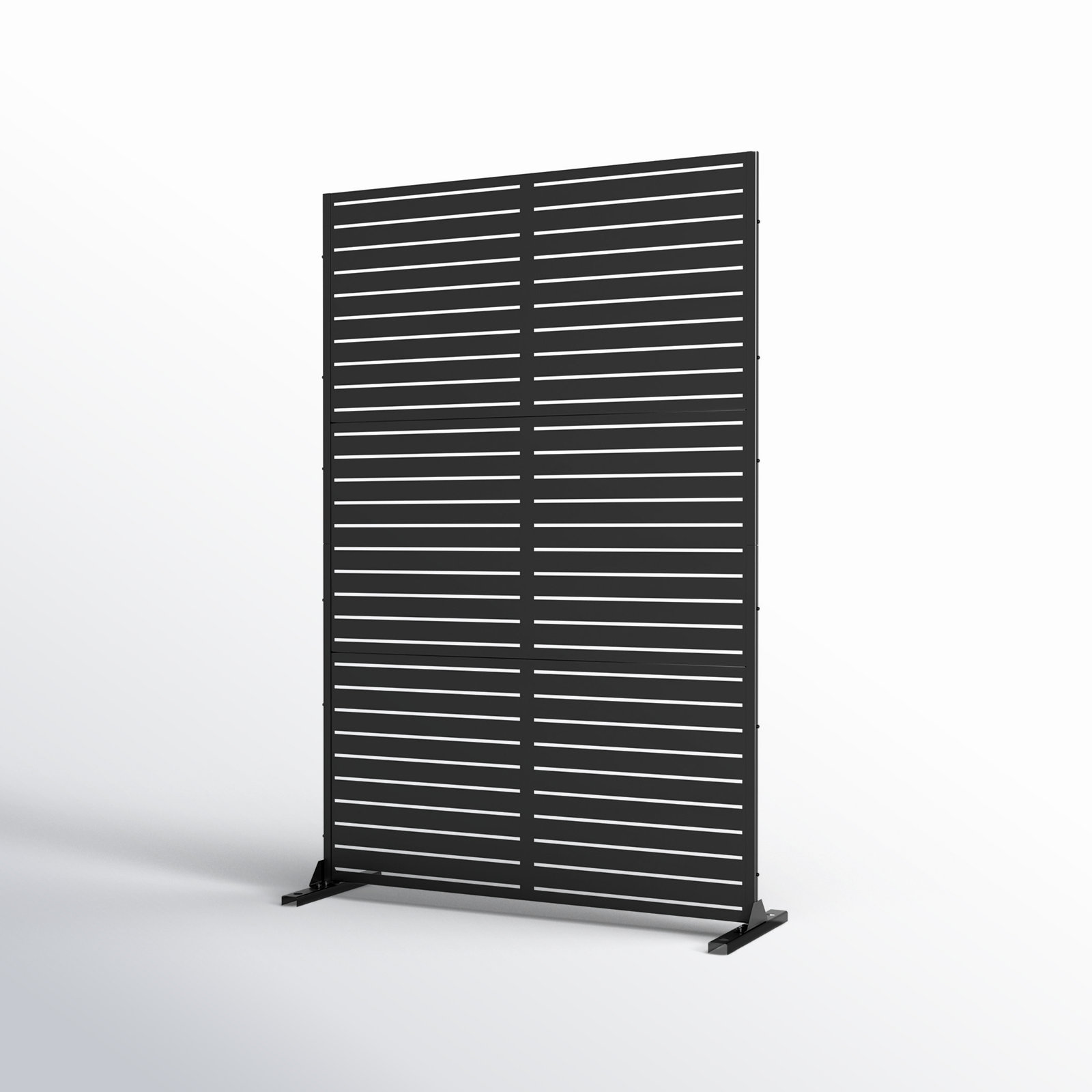 MAYEERTY 6 ft. H x 4 ft. W Metal Privacy Screen & Reviews | Wayfair