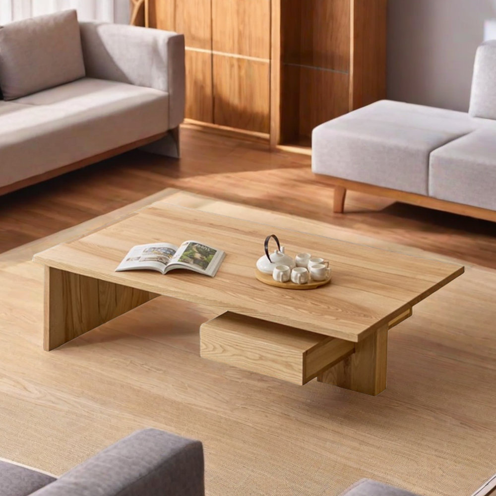 jessica Design Sense Simple Solid Wood Coffee Table Solid Wood Coffee ...