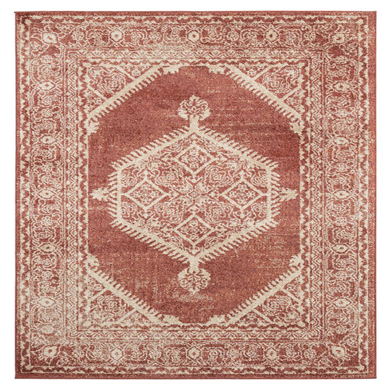 World Menagerie Hicklin Oriental Brick Red Area Rug | Wayfair