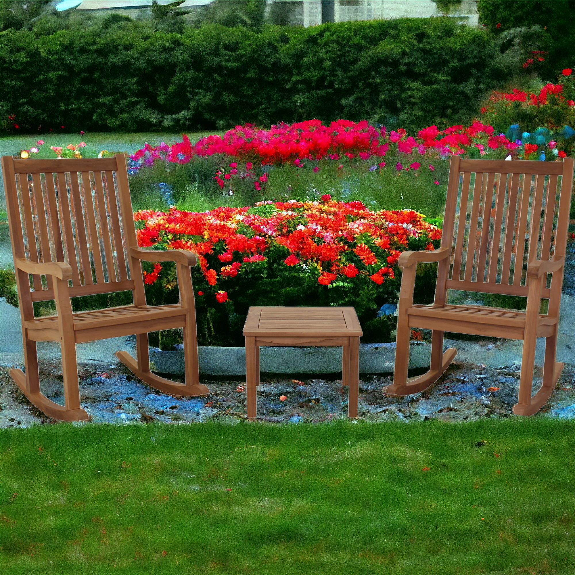 Red Barrel Studio® Teak 2 - Person Outdoor Seating Group | Wayfair