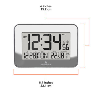 Marathon Watch Company Wall Clock & Reviews | Wayfair
