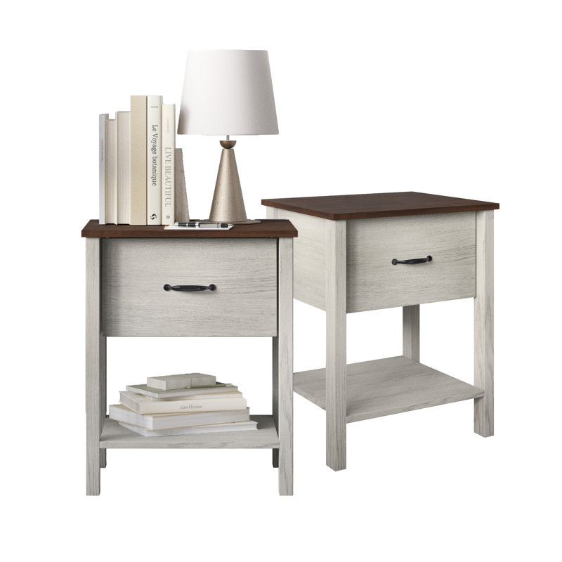 Lark Manor™ Aadhira End Table Set with Storage & Reviews | Wayfair