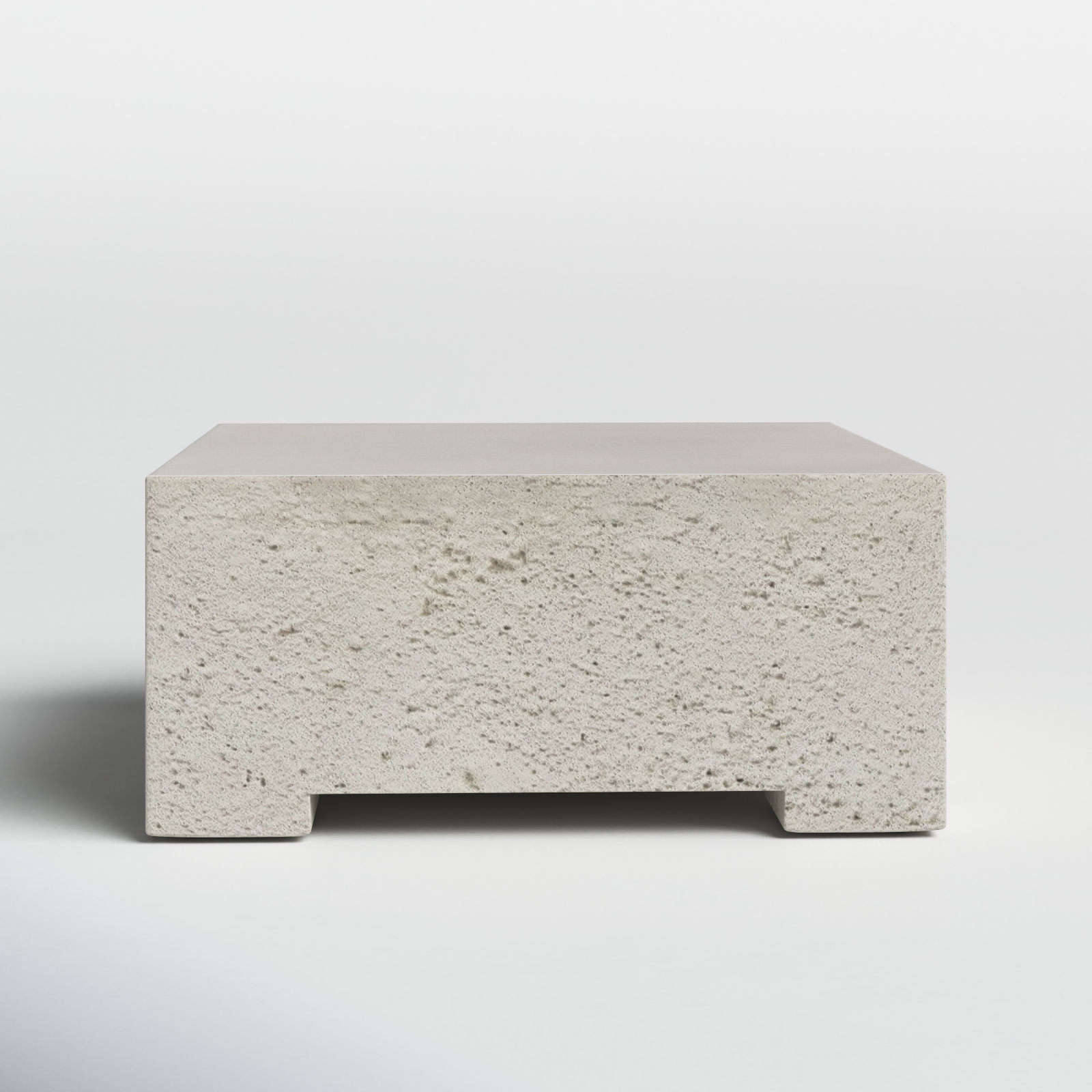 Birch Lane™ Yvonne Stone/Concrete Coffee Table & Reviews | Birch Lane