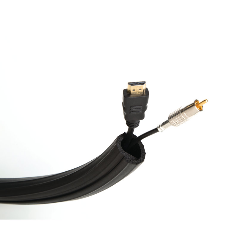 UT Wire Cable Management 12 Ft Flexi Cable Wrap & Reviews | Wayfair