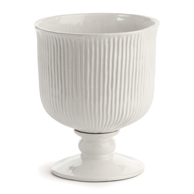 Ophelia & Co. Elisabette Footed Ceramic Urn Planter | Wayfair
