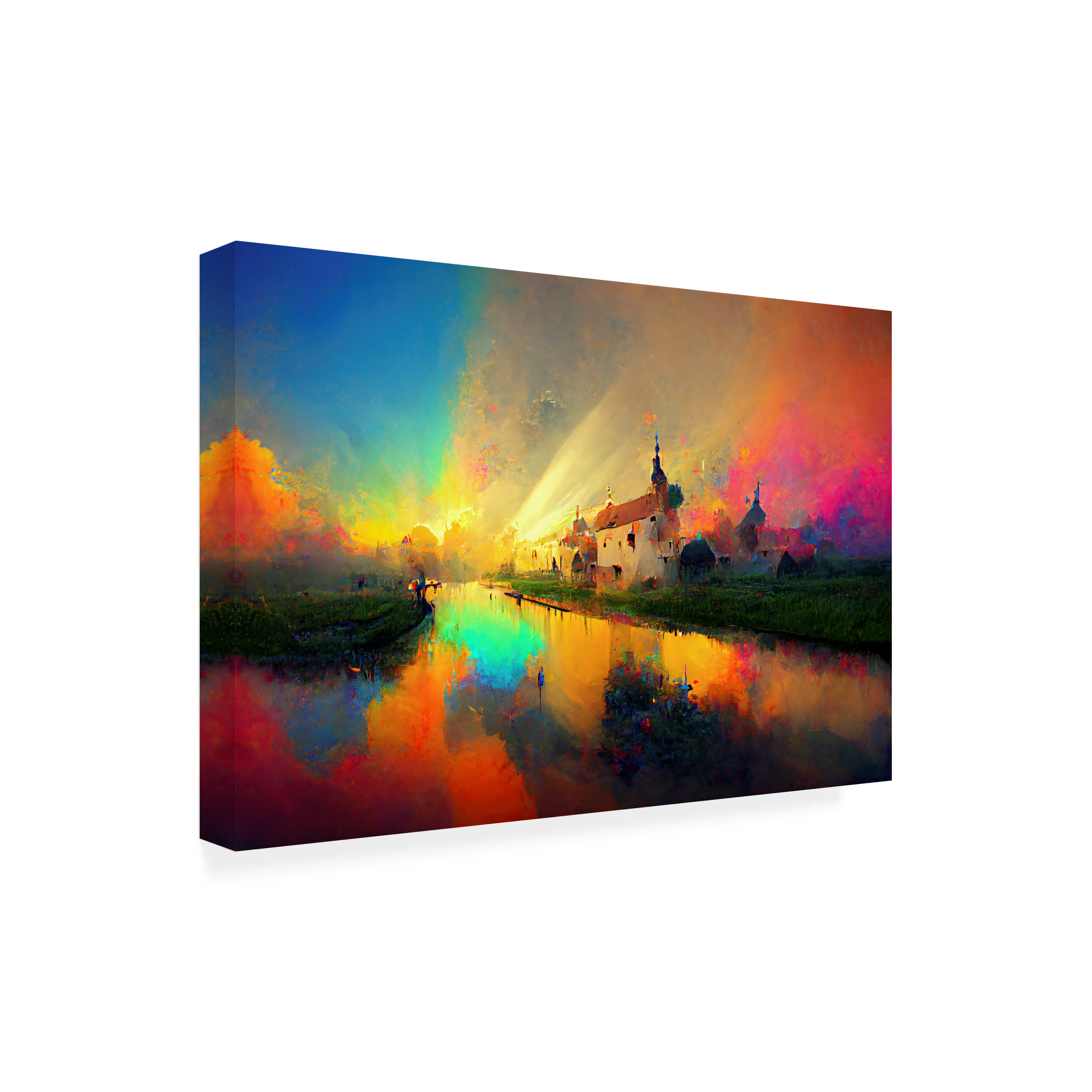 Winston Porter Leonita Ray Heere Medieval Landscapes 7 Canvas Art ...