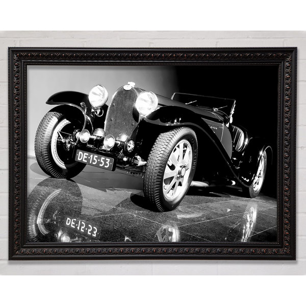 Bright Star Retro Car - Single Picture Frame Print | Wayfair.co.uk