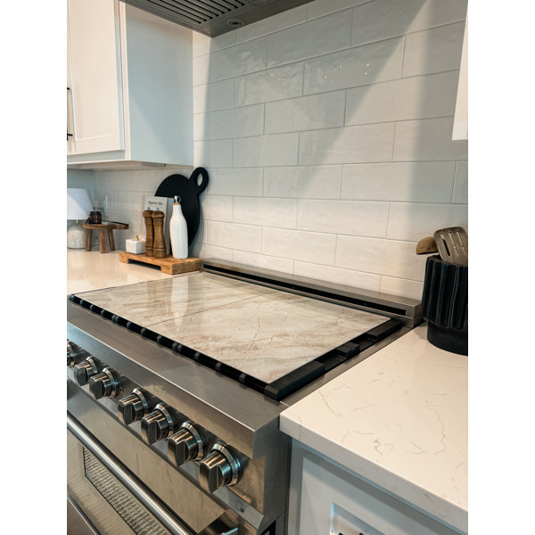 Festive Fit Home Beige Stove Top Cover | Gas & Electric Cooktop ...