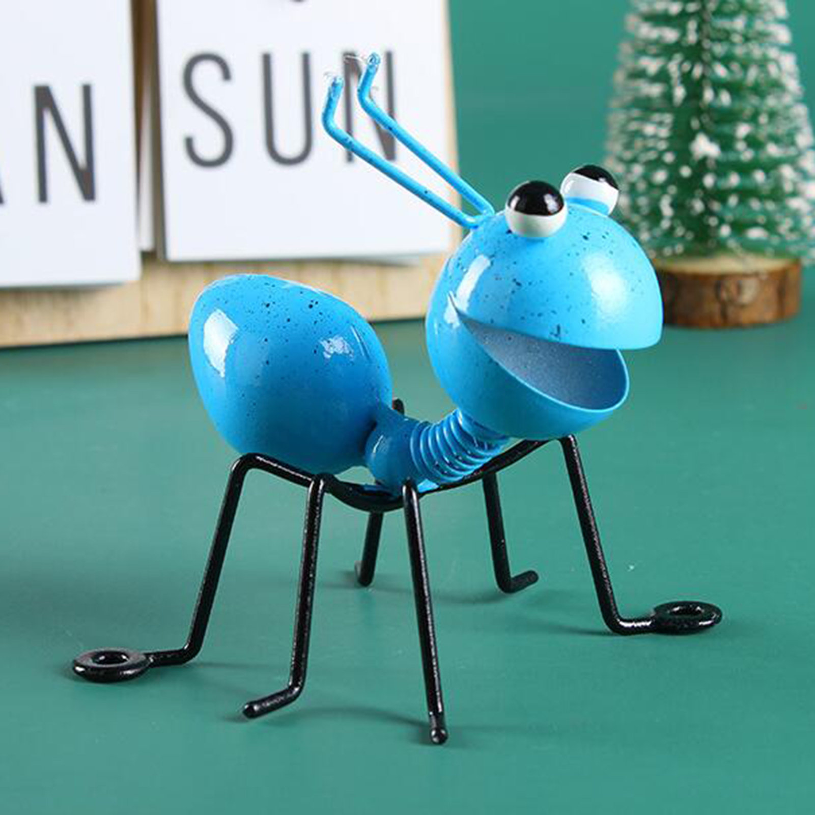 17 Stories Ant-shaped Ornament Bendable 3D Iron Ant-shaped Art Pendant ...