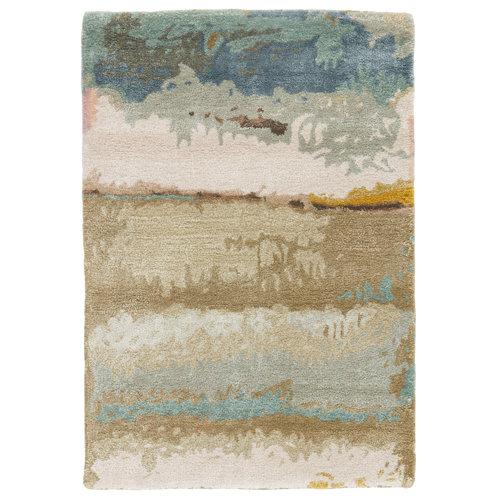 17 Stories Douwe Hand Tufted Abstract Rug & Reviews | Wayfair