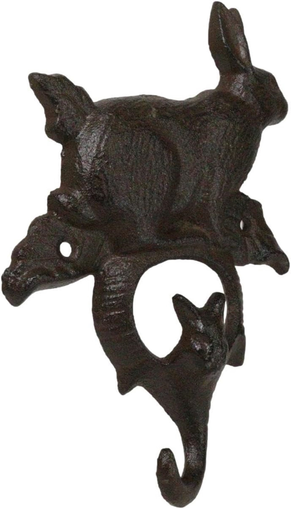 August Grove® Pack Of 2 Rustic Cast Iron Cottage Bunny Brer Rabbit Hare ...