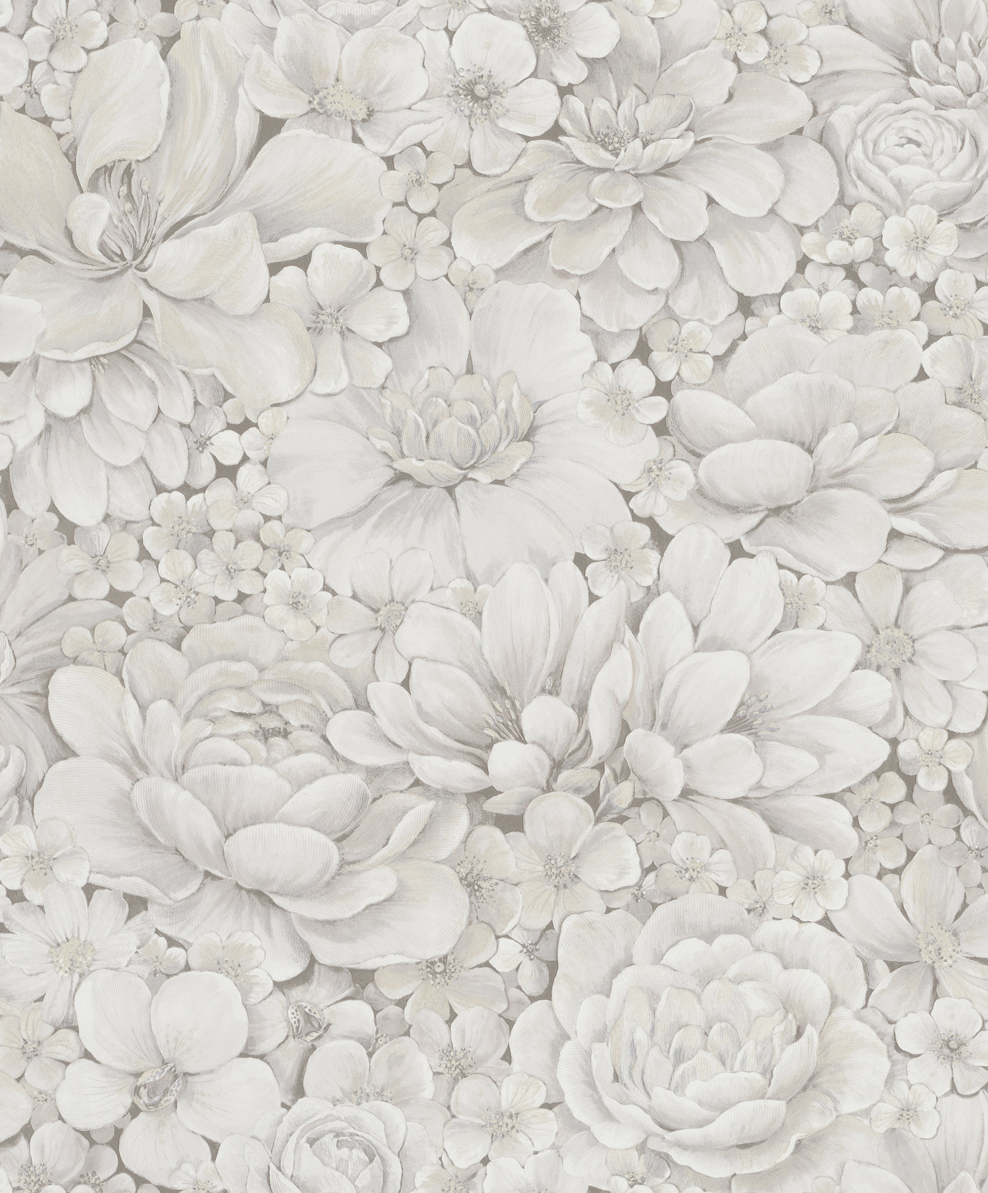Metro Lane Eden Floral Texture 10m x 53cm Wallpaper Roll | Wayfair.co.uk