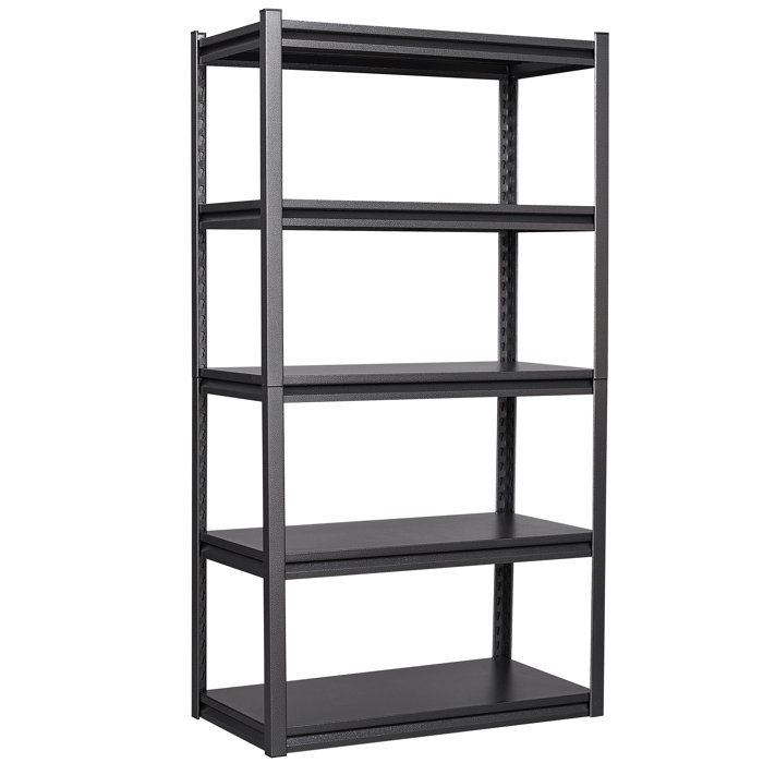 Latitude Run® Jenecke 33.9'' W Steel Height -Adjustable Storage Rack ...