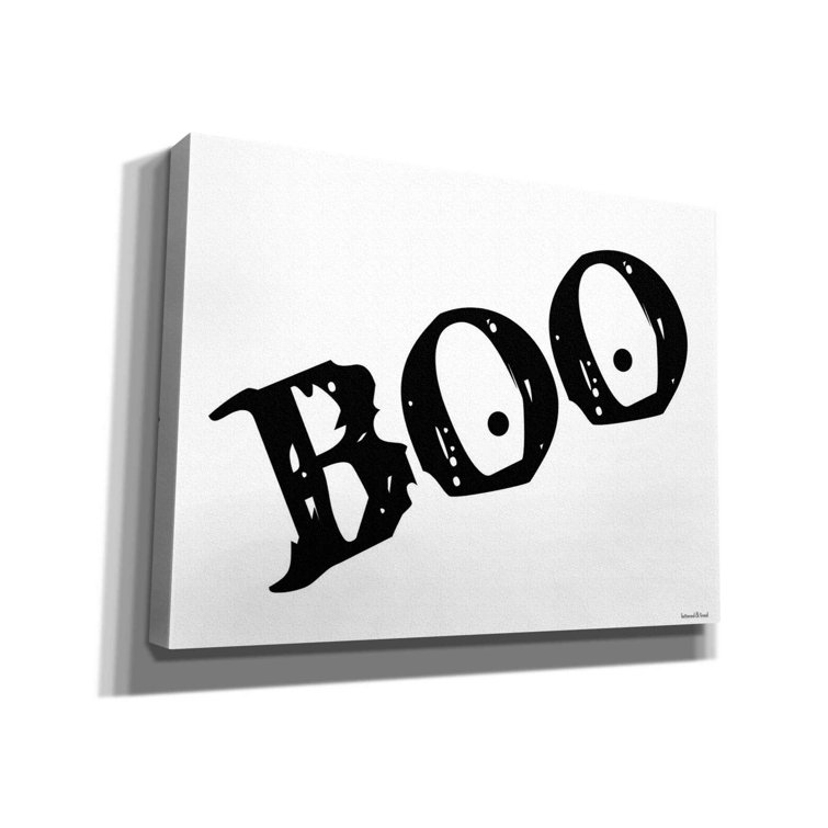 The Holiday Aisle® Epic Graffiti 'Boo' By Lettered Lined, Giclee Can ...