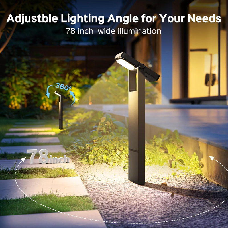 SORMIA Color Changing Solar Path Lights | Wayfair