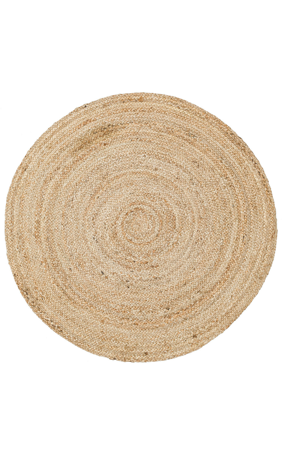 East Urban Home Round Cairon Solid Color Machine Made Power Loomed Jute ...