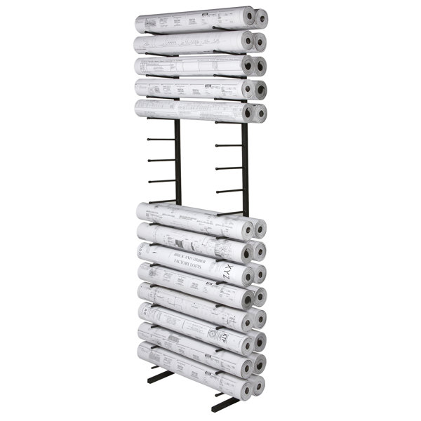 Brookside Design VR165 Vis-I-rack High Capacity Roll File Blueprint ...