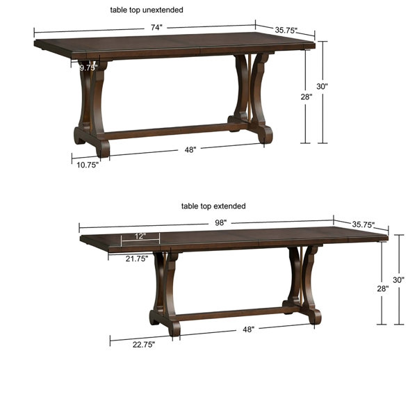 Rosalind Wheeler 1 Piece Rectangular Dining Table without Chair | Wayfair