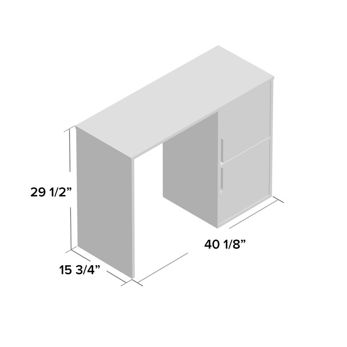 Ebern Designs Arballo Computer Desk & Reviews | Wayfair