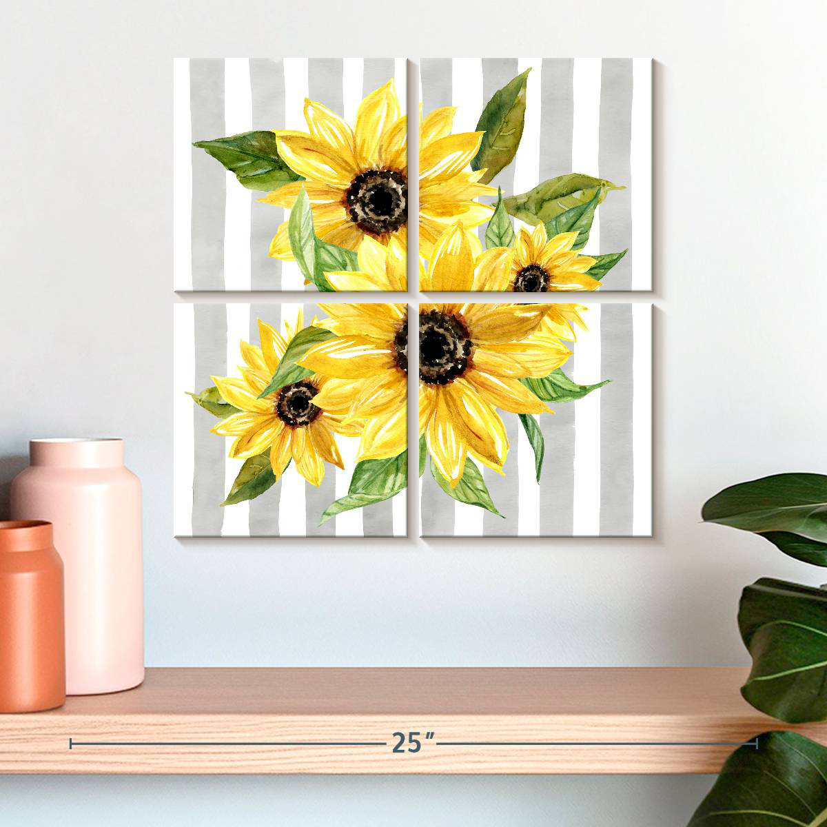 Lark Manor™ Harnek Sunflower Array I | Wayfair