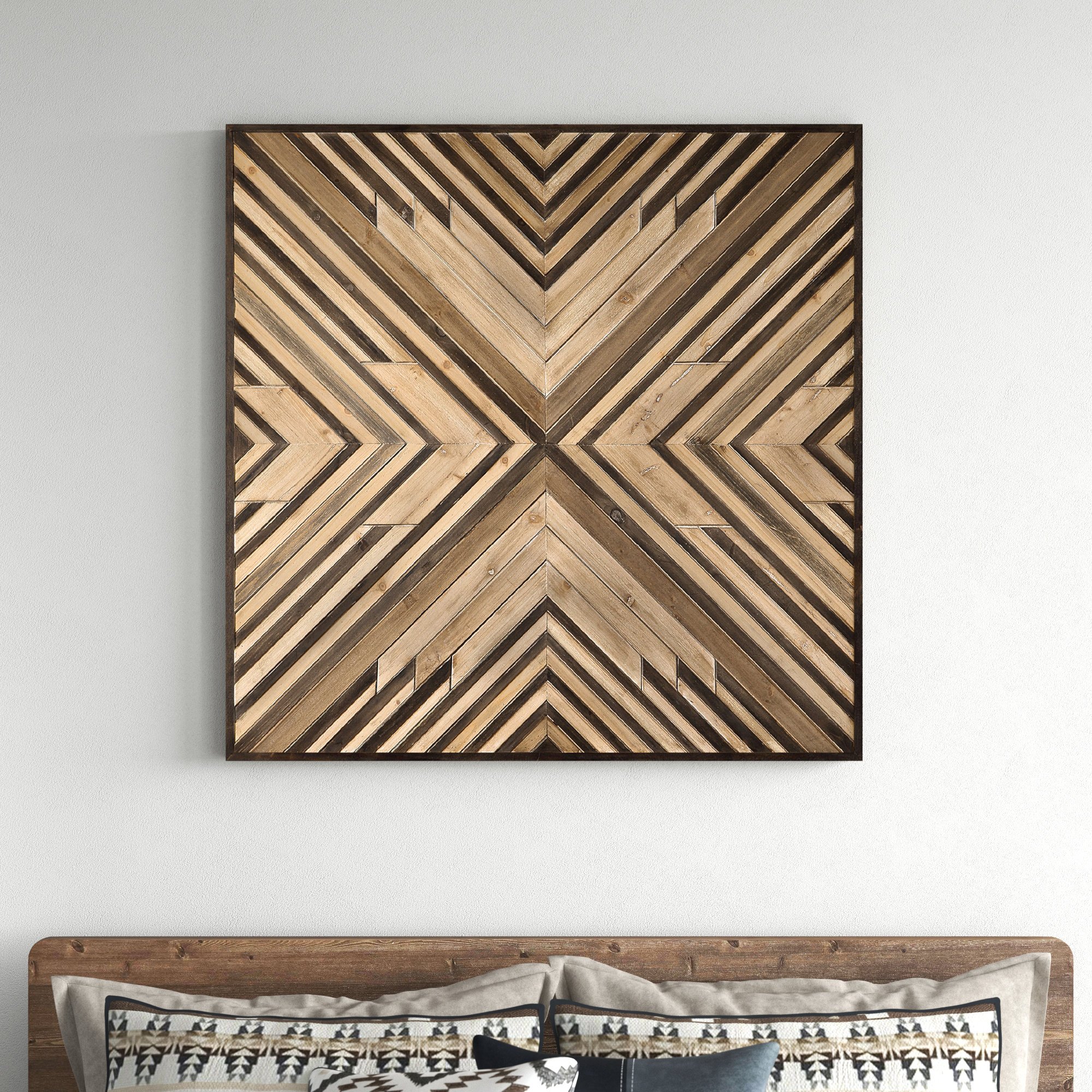 Union Rustic Boho Abstract Wall Decor on Solid Wood & Reviews - Wayfair ...