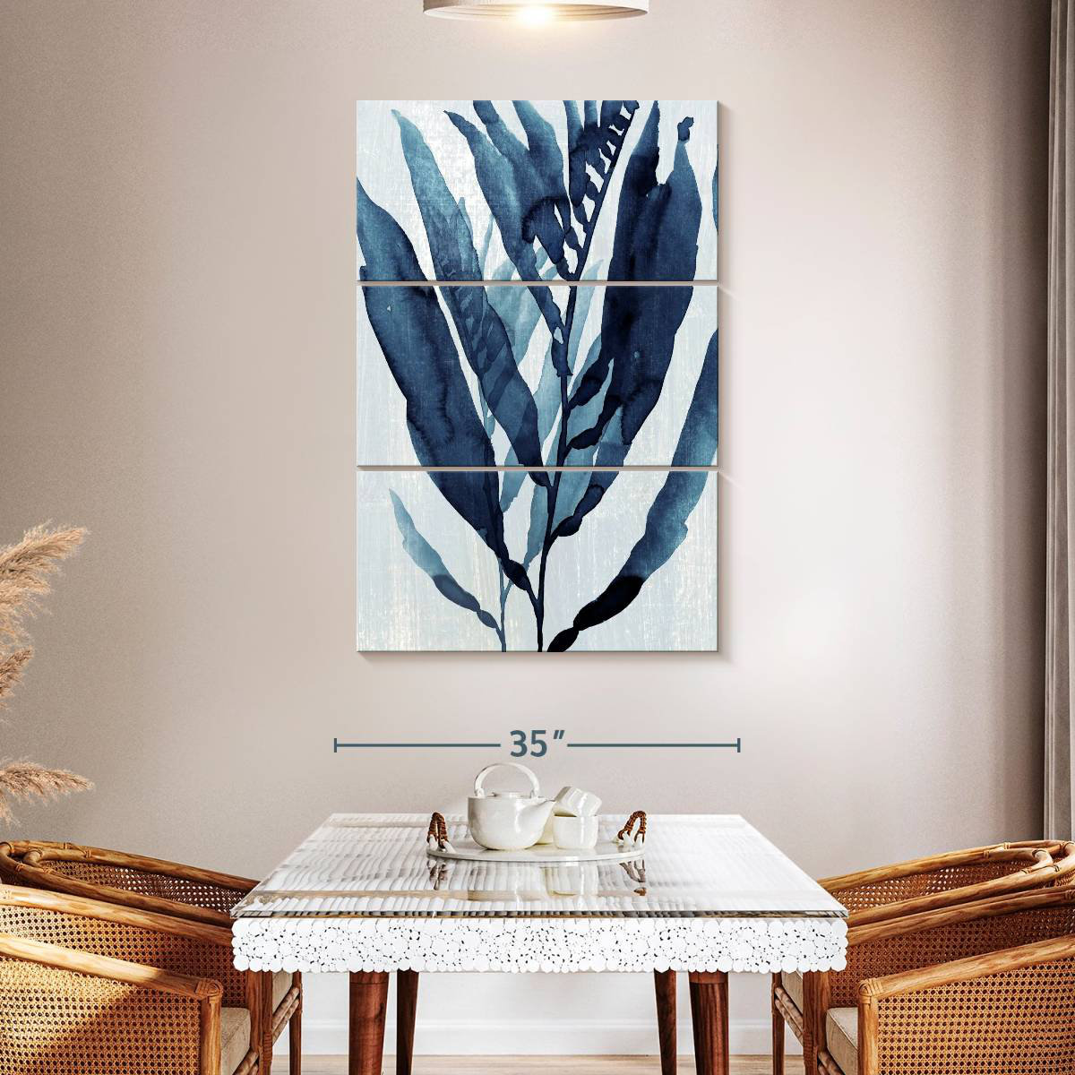 Lark Manor Harnek Blue Drift I - Wayfair Canada