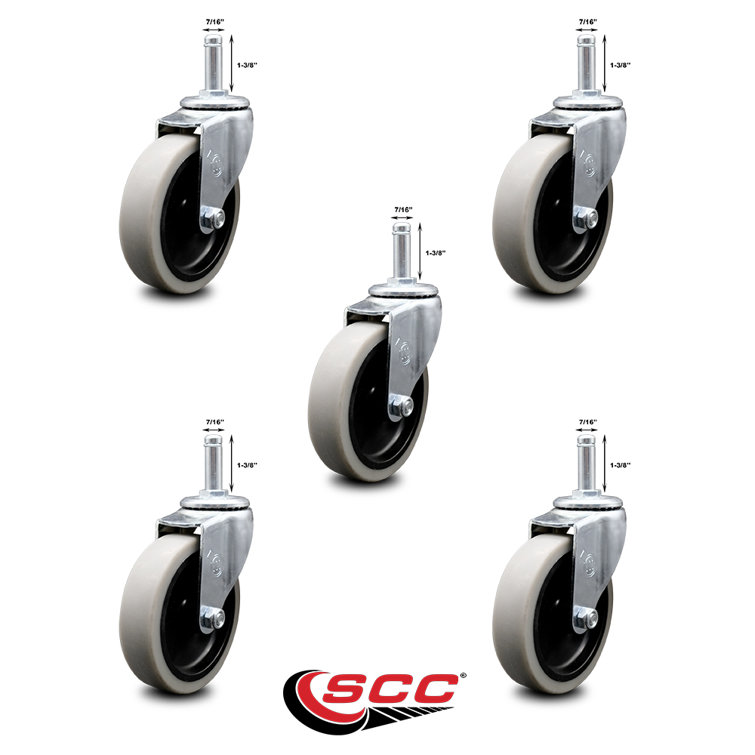 Service Caster Thermoplastic Caster | Wayfair