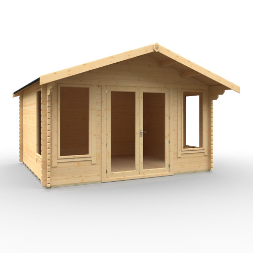 Tiger Sheds The Shere Tongue & Groove Log Cabin 12x14w | Wayfair.co.uk
