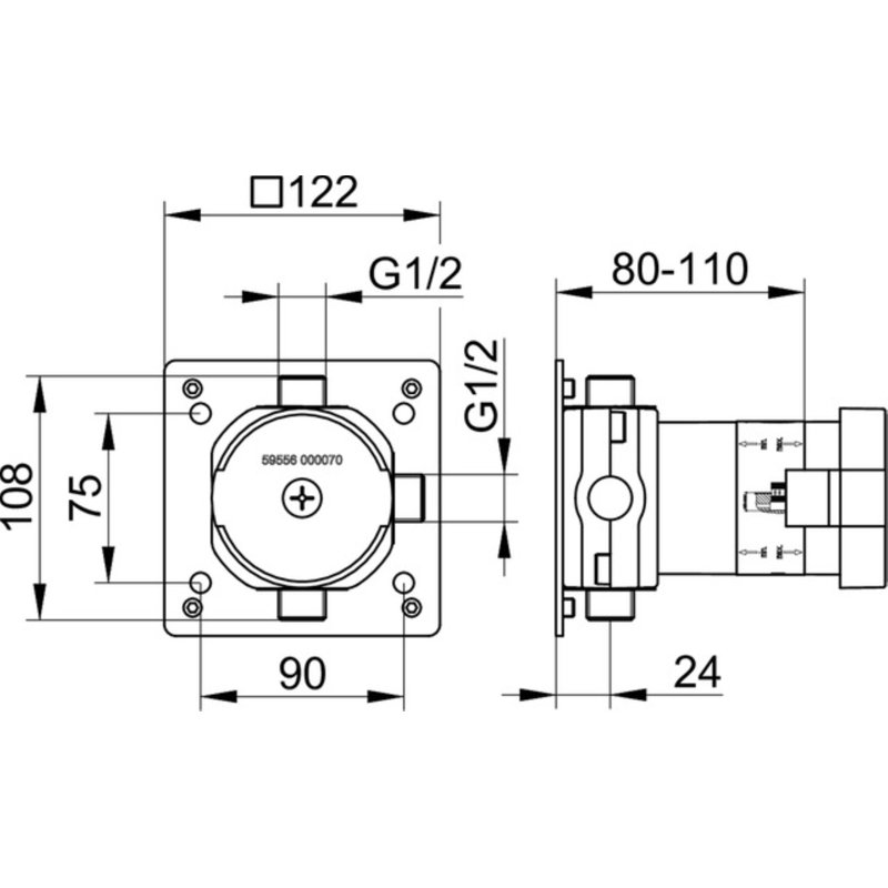 Keuco Installation Unit Concealed | Wayfair.co.uk