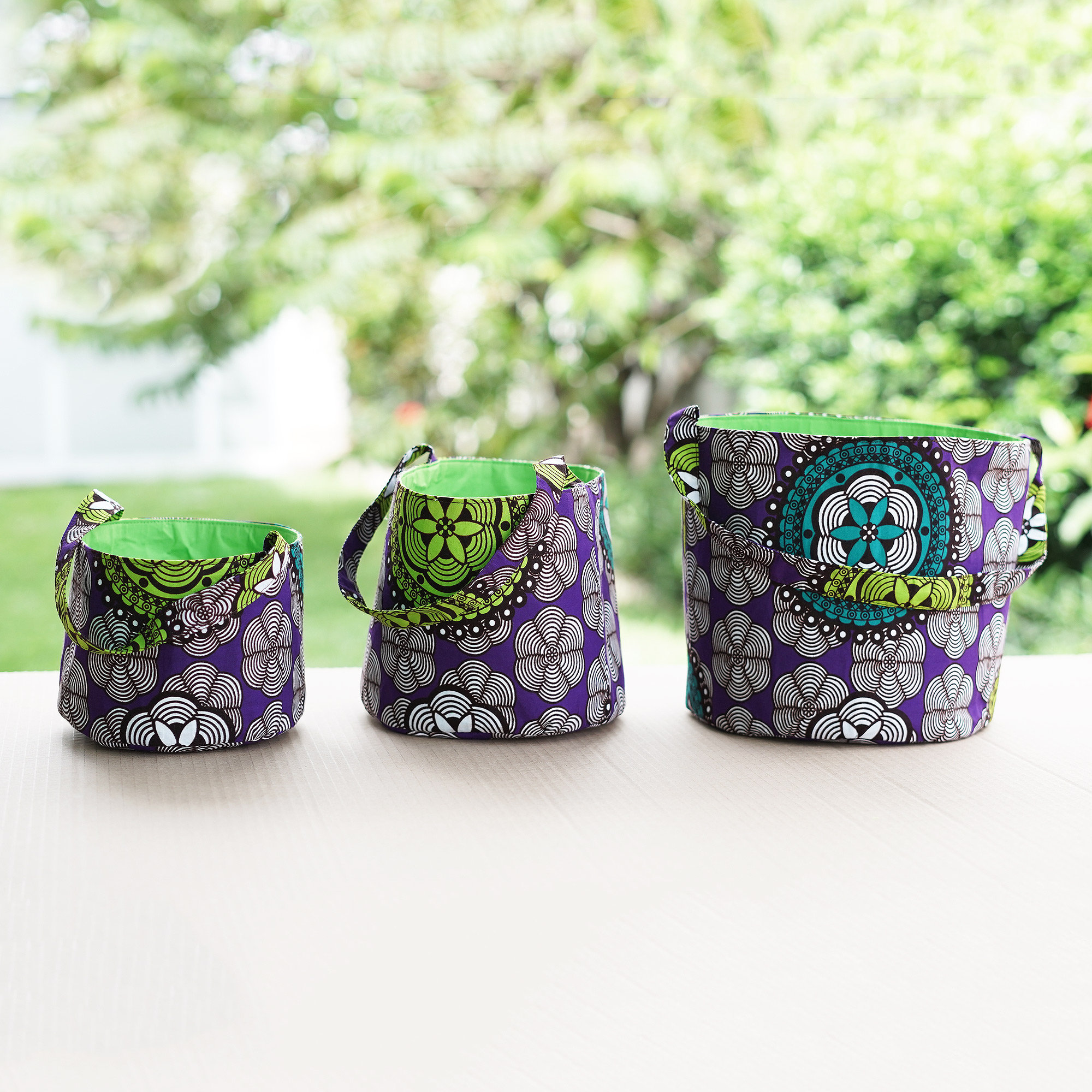 Dakota Fields Handmade Amethyst Spring Baskets (Set Of 3) - Wayfair Canada